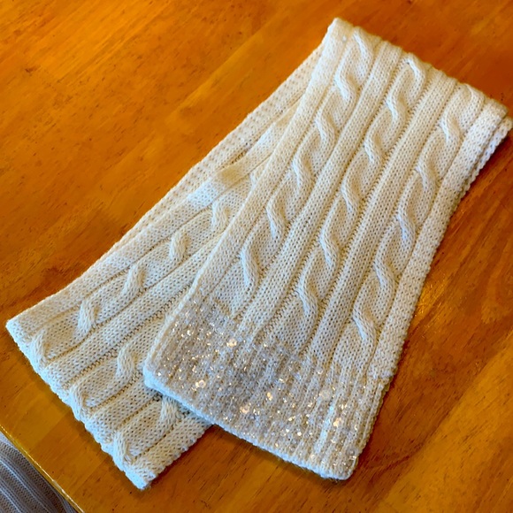 Talbots | Accessories | Talbots Embellished Scarf | Poshmark